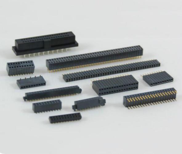 2.54mm Pitch Female Header Connector Single / Dual Row Design SMT ...