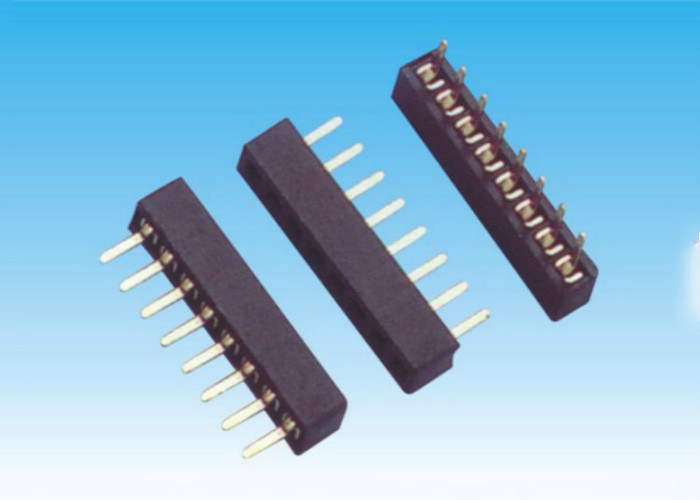 Single Row DIP Type Female Header Connector 2.0mm Pitch 4 - 80 Contacts