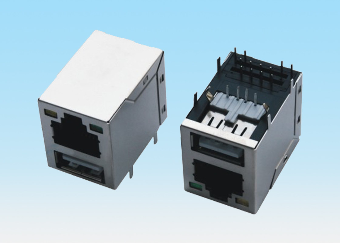 Single USB Socket Dalee RJ45 Jack Connector With LED Light In ...