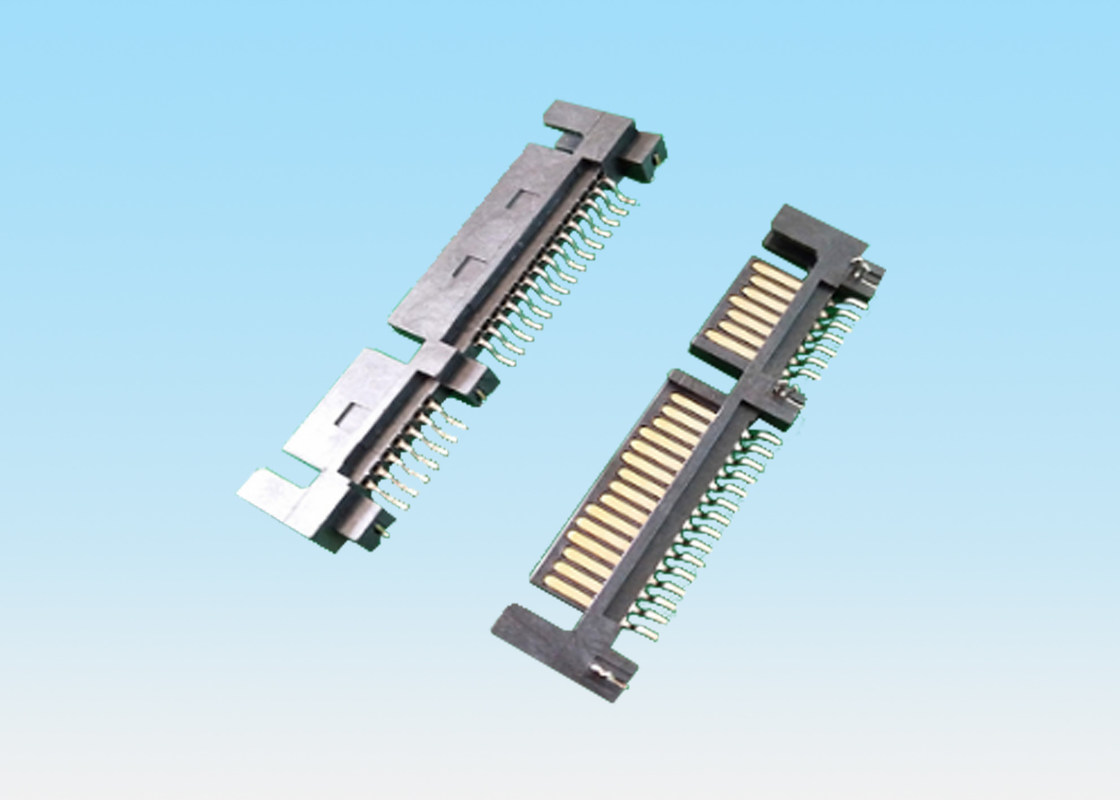 0.5A SATA Cable Connector 22 Pin Straight Male Connector For Hard Drive HDD