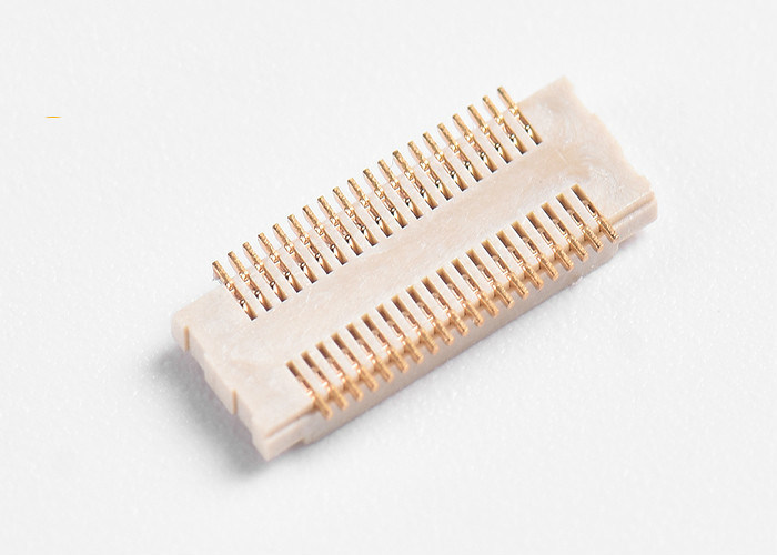 Male Gender SMT Board To Board Connector 1.0~2.5mm High Single Contact ...