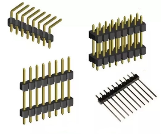 1.27mm pitch Dual Row Double plastic DIP 2*30 P male pin header socket