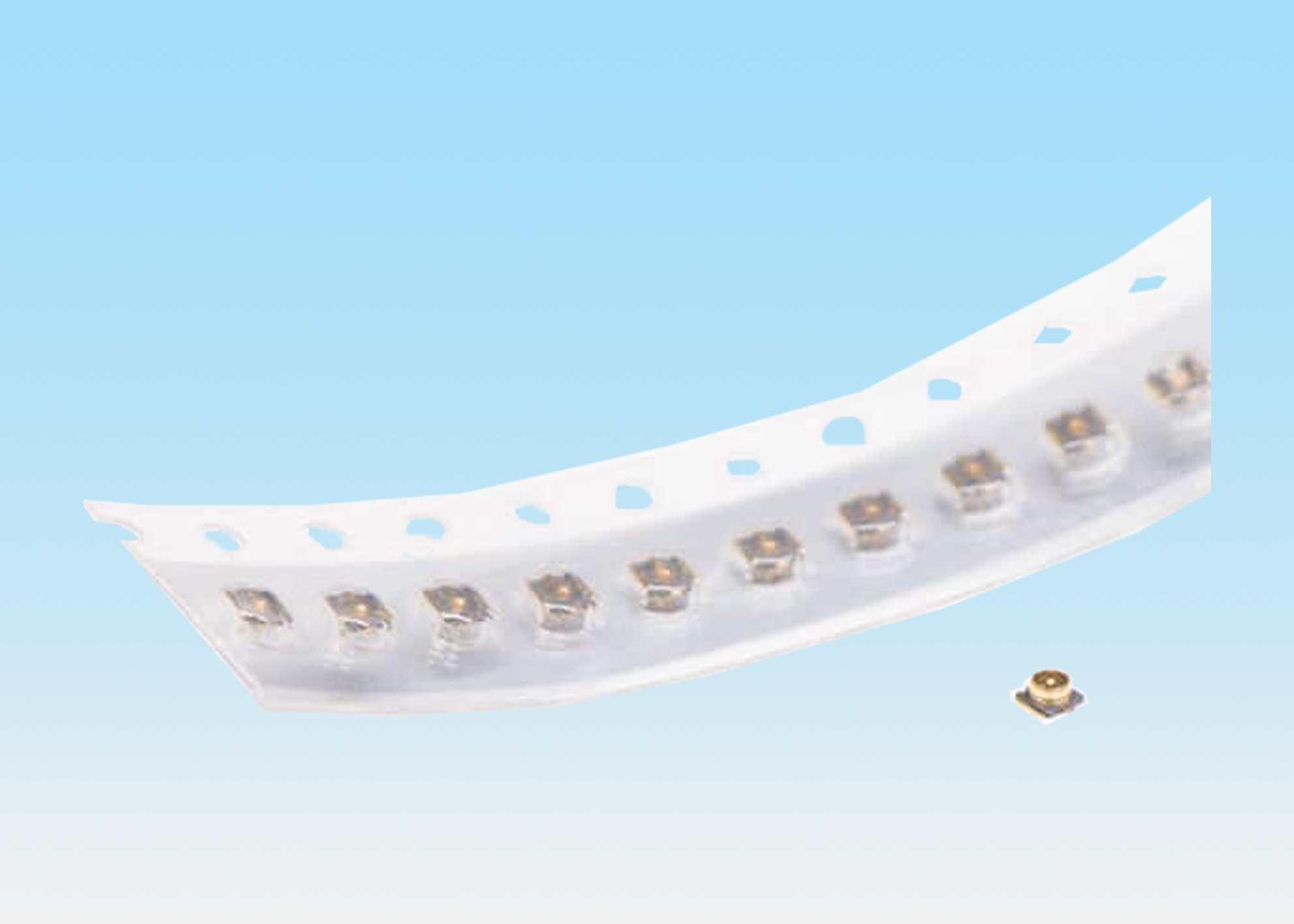 Gold Plating High Power RF Connectors IPEX SMT Solder 60VAC Voltage Rating