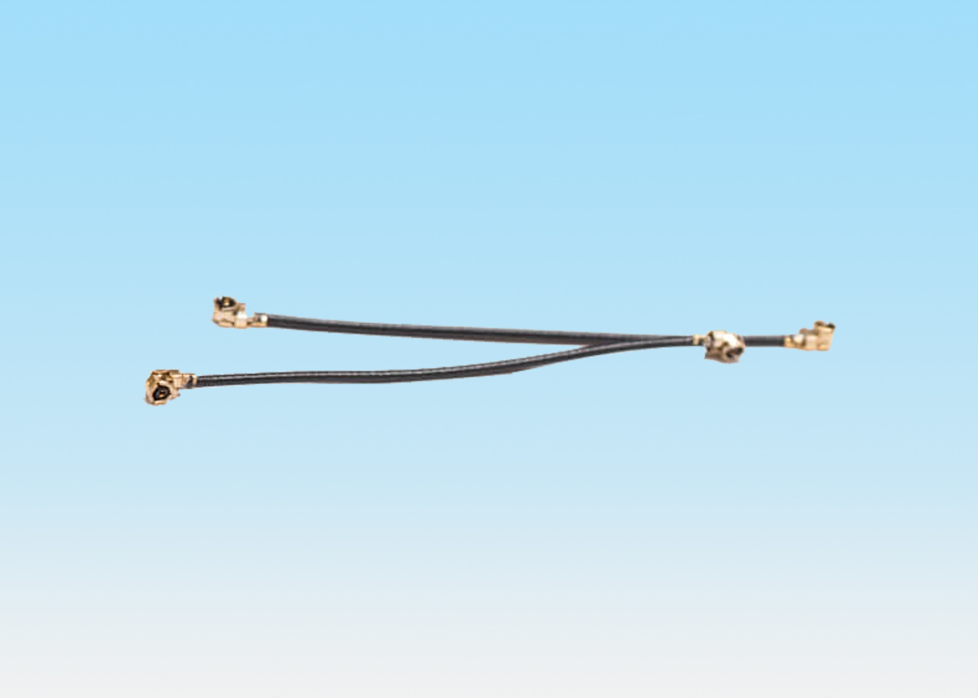 Five Generation Coaxial Power Connector , RF Cable Assemblies Double ...