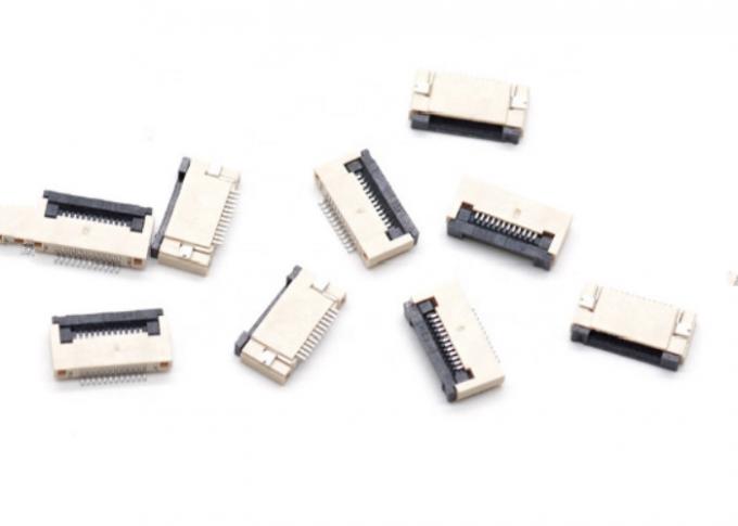 0.5 mm pitch connector FPC Connector types, with LCP, White ...